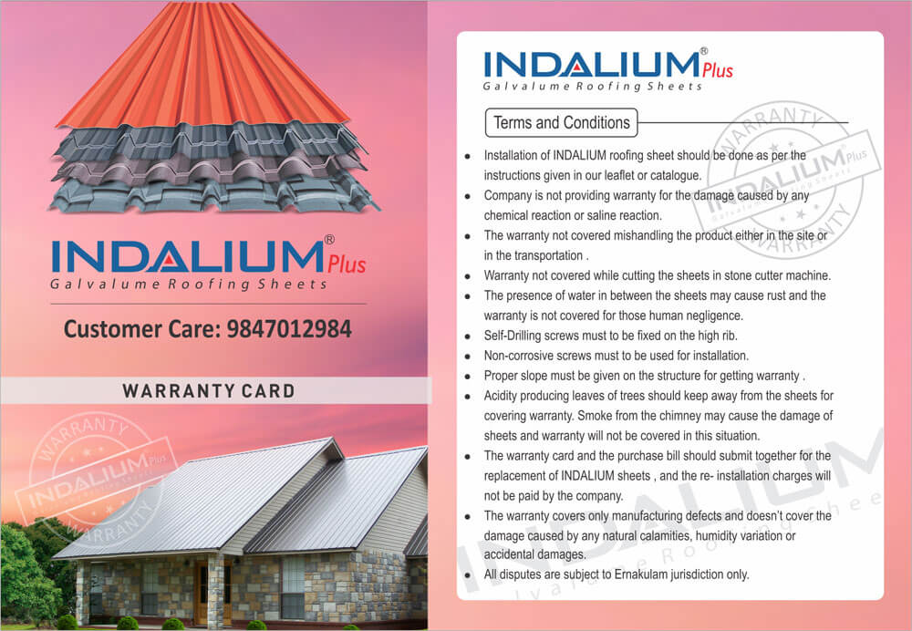indalium Steel Company products